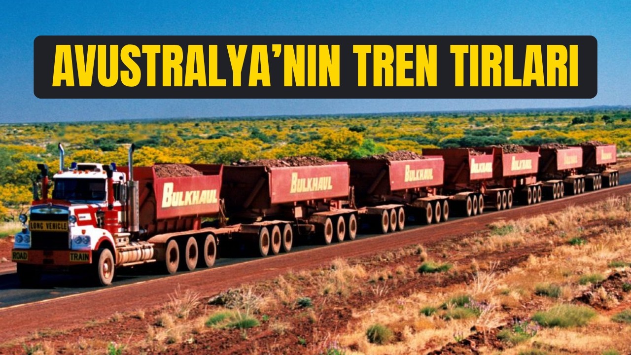 Avustralya’nın Devasa Road Train Tırları 🚛 | Tren Gibi Uzun Kamyonlar ...