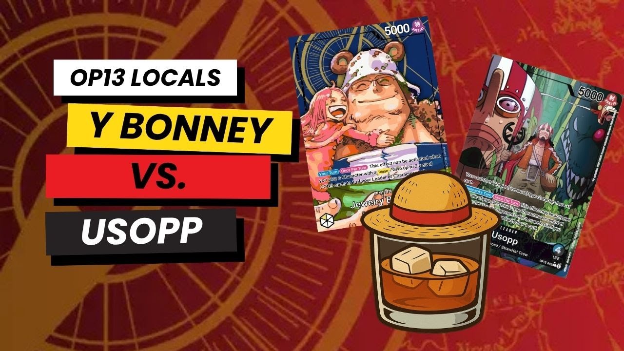 Yellow Bonney Vs Usopp OP13 Locals Gameplay - YouTube