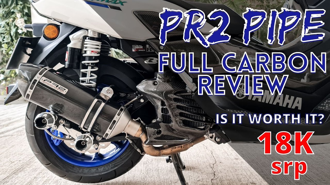 PR2 FULL CARBON PIPE REVIEW for NMAX 2020. (English) - YouTube