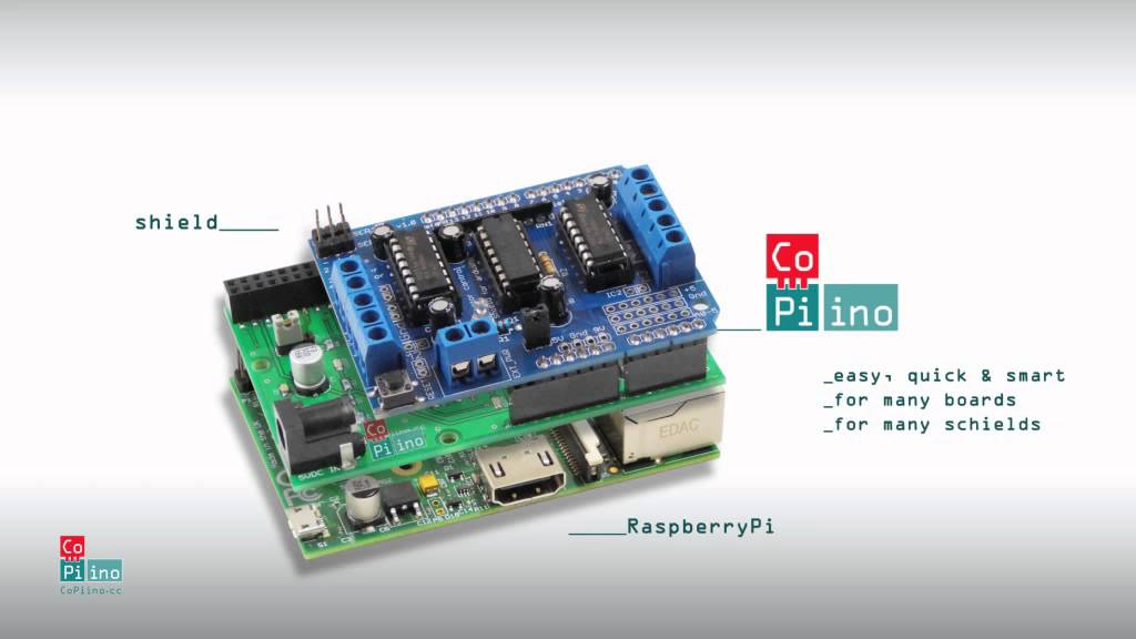 CoPiino - Arduino addon for Raspberry Pi - YouTube