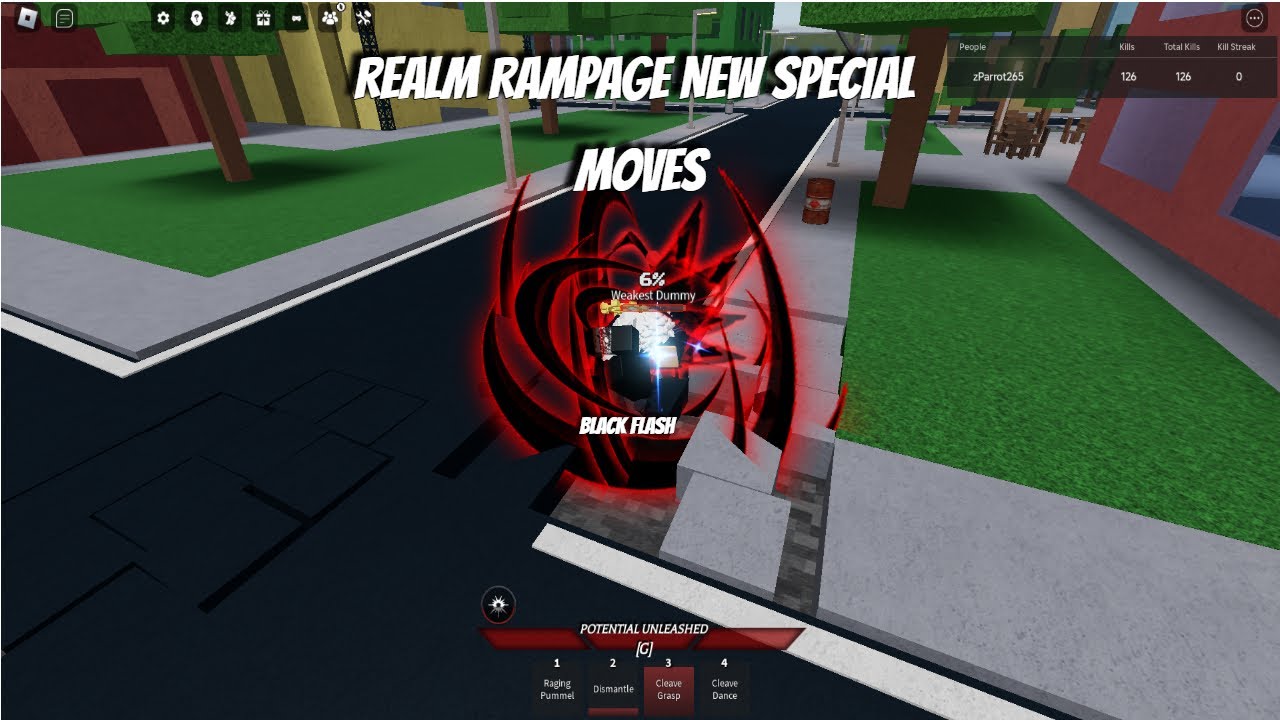 All characters in Realm Rampage Special Moves (new upd) - YouTube