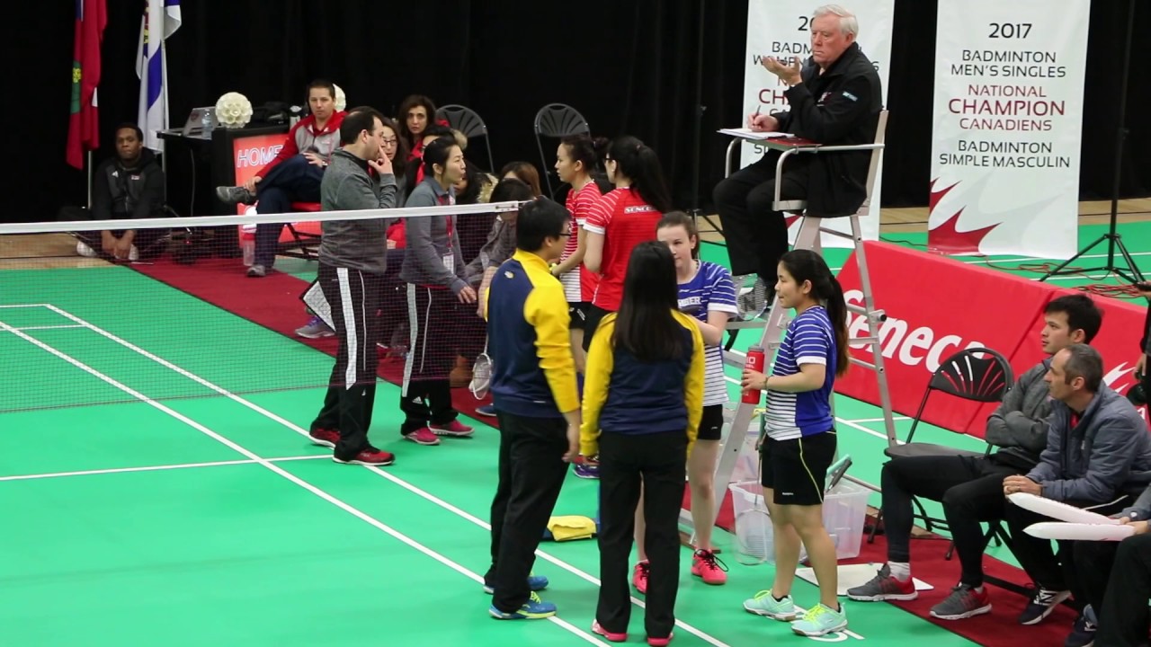 2017 CCAA Badminton National Championships - WD Gold Medal Match - 2nd ...