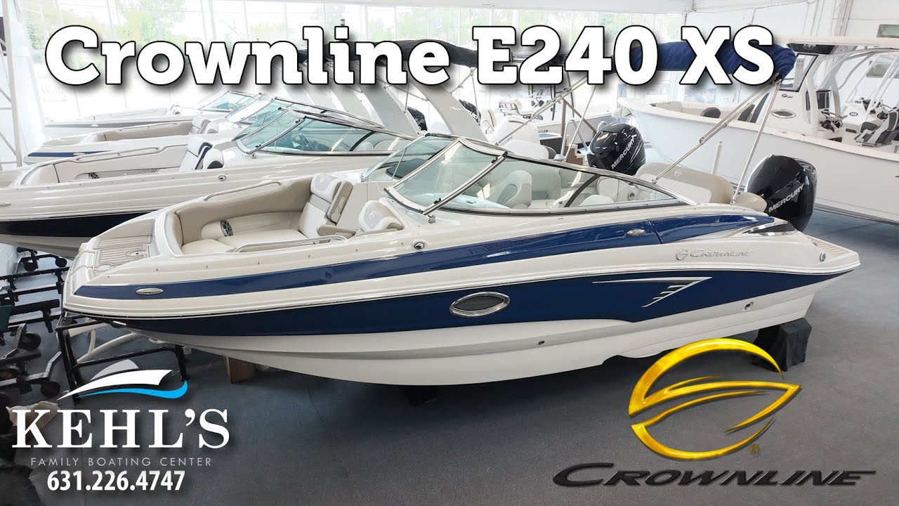 Crownline E240 XS Walk Through - YouTube