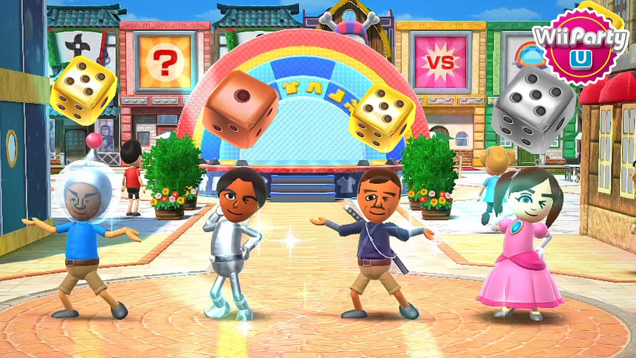 Wii Party U Mii Fashion Plaza gameplay Shinta vs Paula vs Eduardo vs Sophia | AlexgamingTV - YouTube