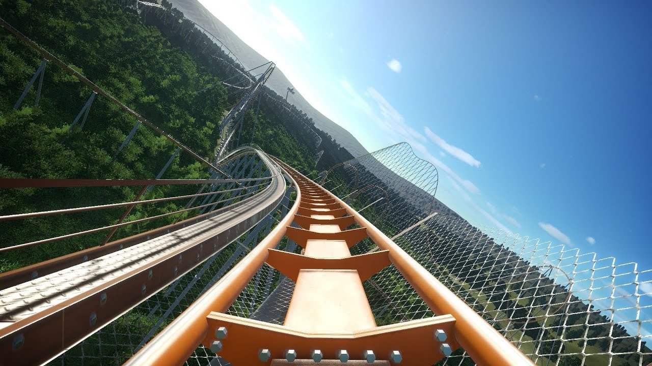 Planet Coaster: Orange Monster Roller Coaster - YouTube