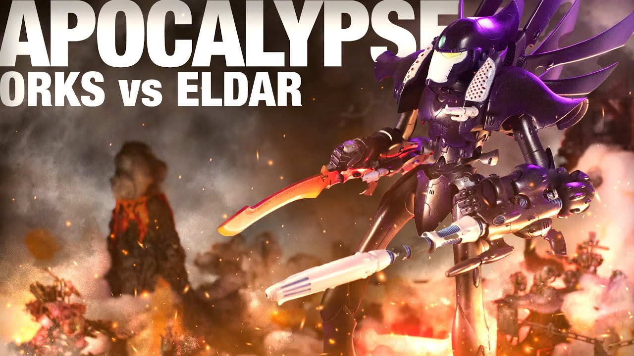 12,000 Points! Orks vs Eldar. Warhammer 40k Apocalypse . Titans vs ...