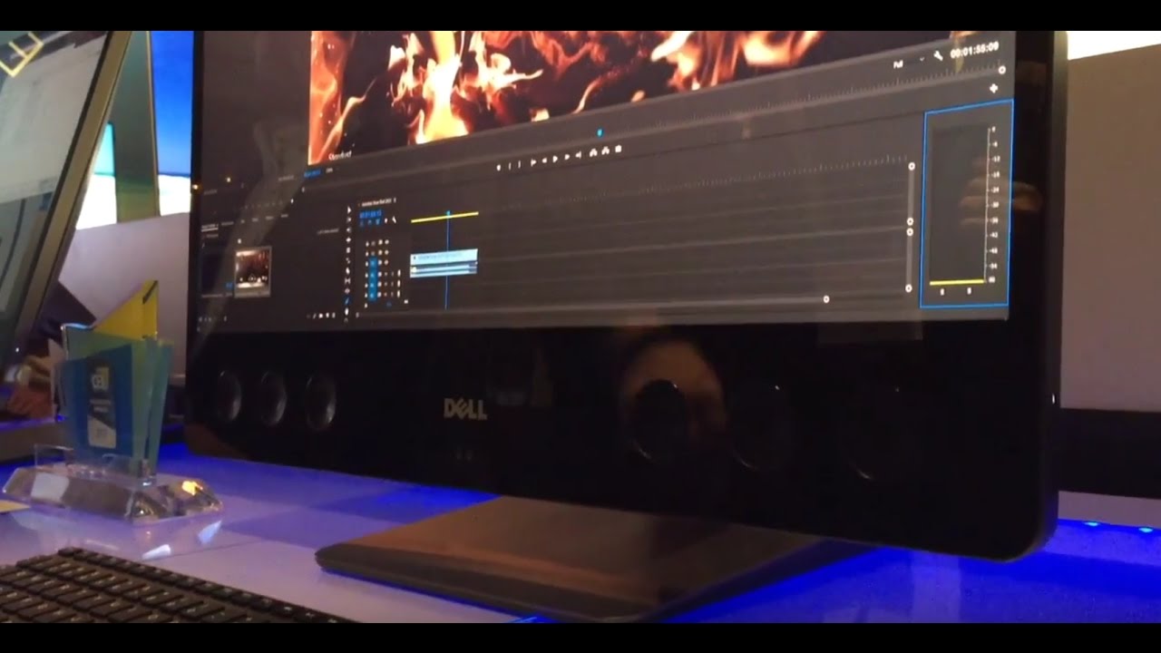 CES 2017: Hands On with Dell's new AIO, the Precision 5720 - YouTube