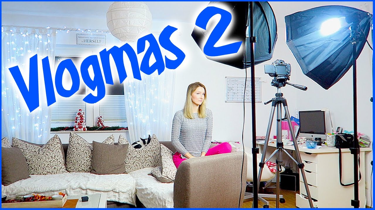 BEHIND THE SCENES - Vlogmas 2 - YouTube