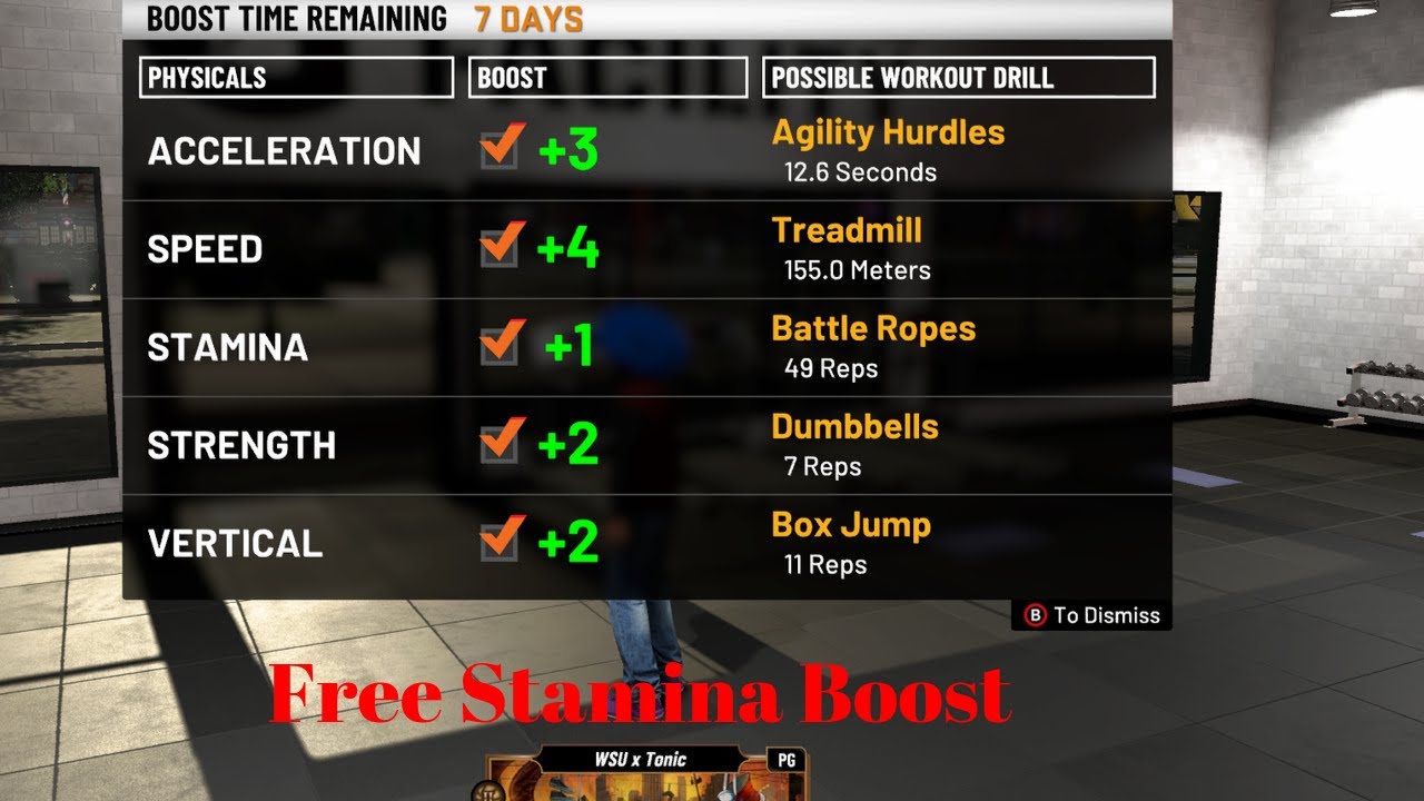 HOW to get a BOOST to SPEED and STAMINA for FREE in NBA 2K20! - YouTube