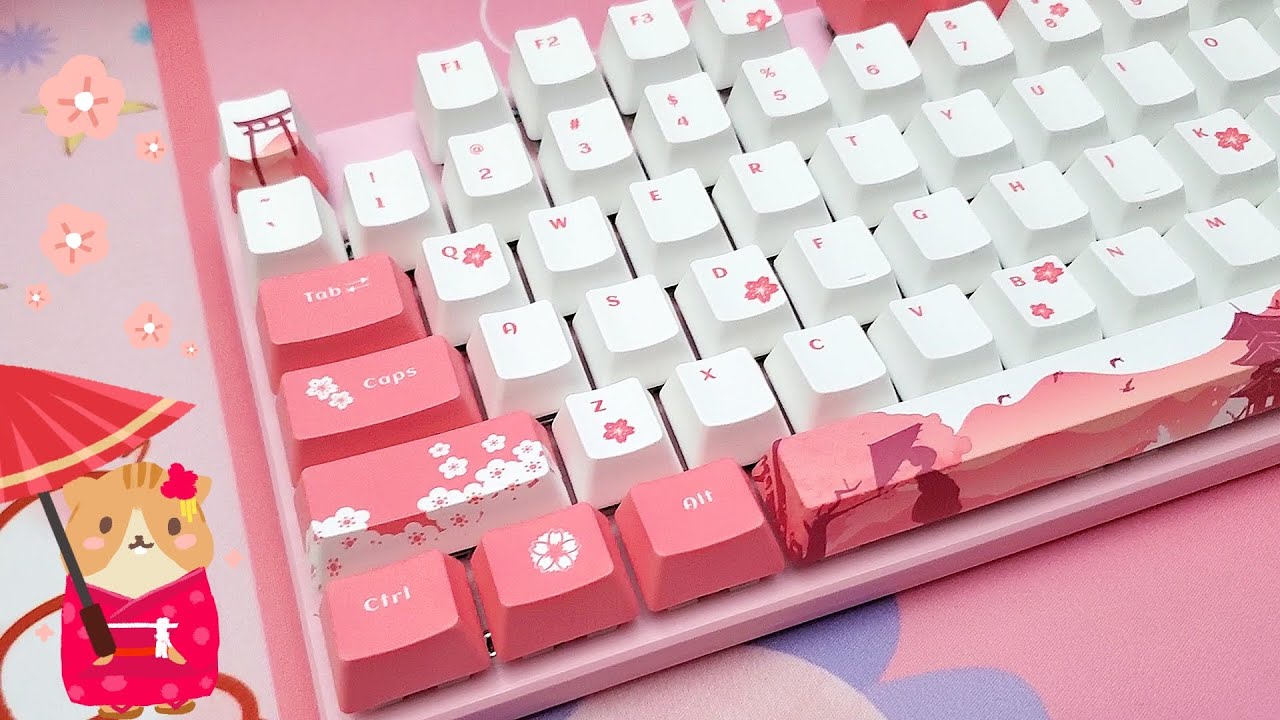 Make it thock! Is this keyboard really $15? ft. Sakura Cherry Blossom ...