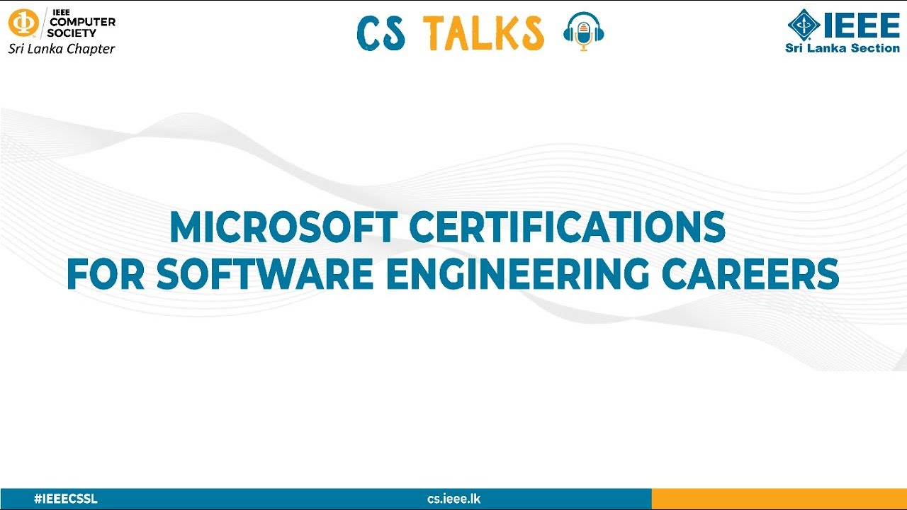 CS Talks | Microsoft Certifications for Software Engineering Careers # ...