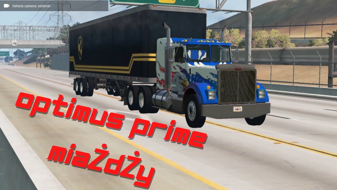 Optimus Prime Crash / beamng.drive - YouTube