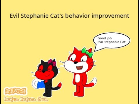 Evil Stephanie Cat IMPROVES her Behavior!? - YouTube