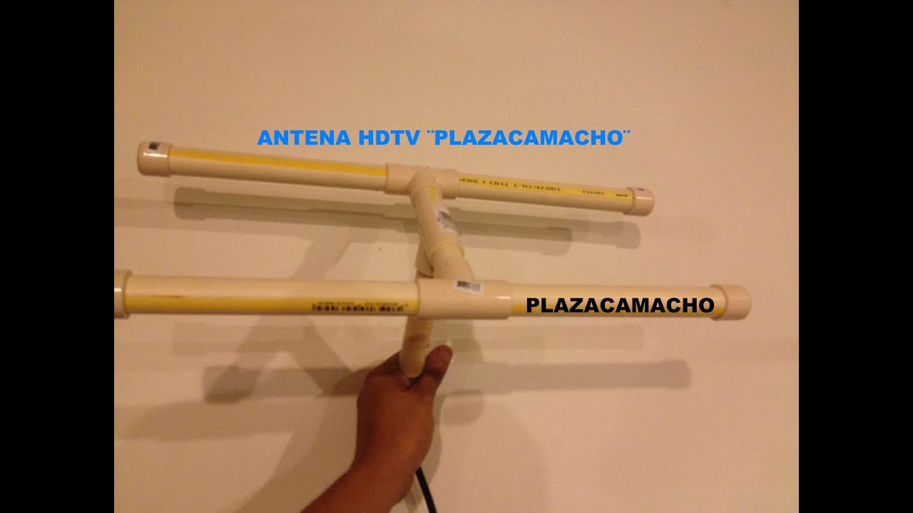 COMO VER TELEVISION HDTV, ANTENA TIPO H. EXTRA POTENTE. - YouTube
