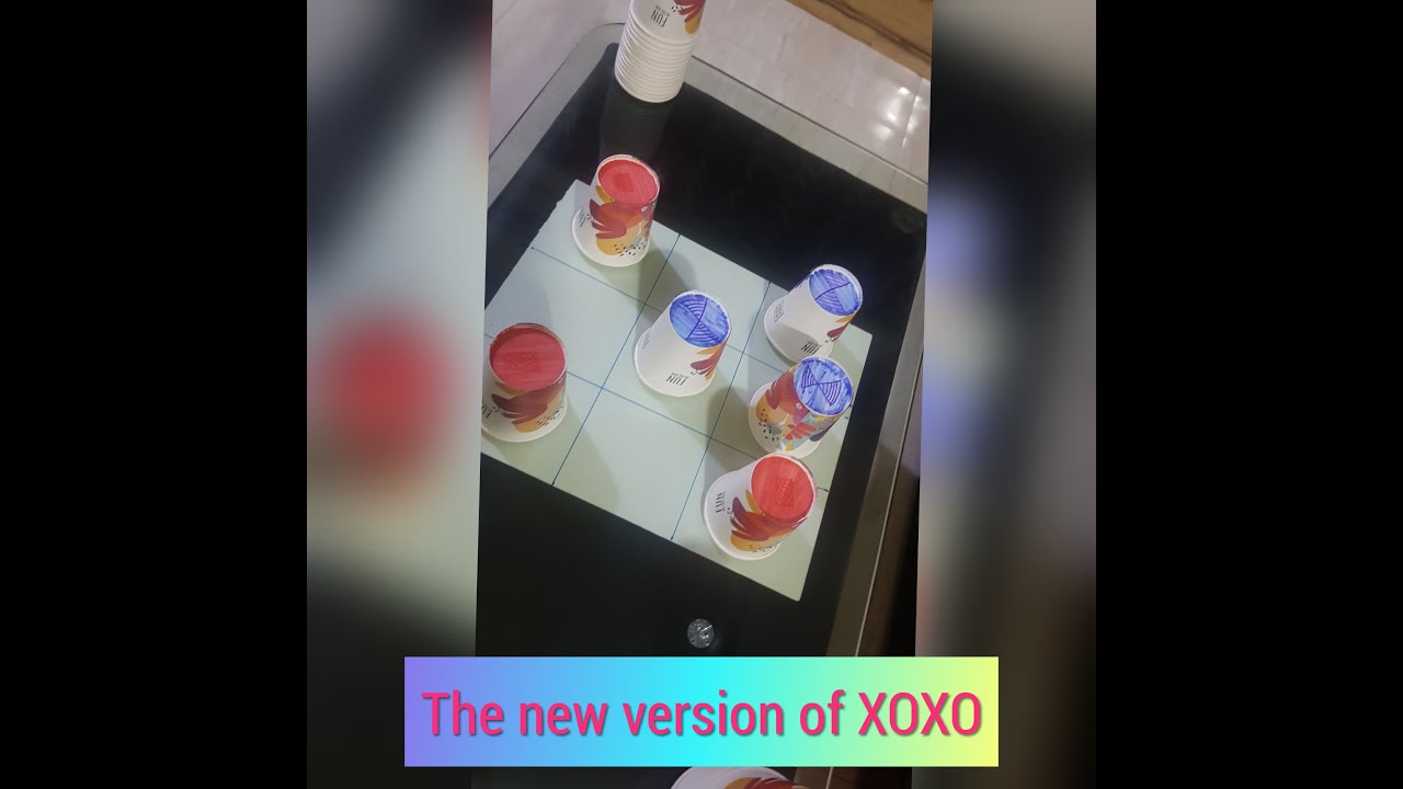 A new homemade game made using paper cups!! - YouTube