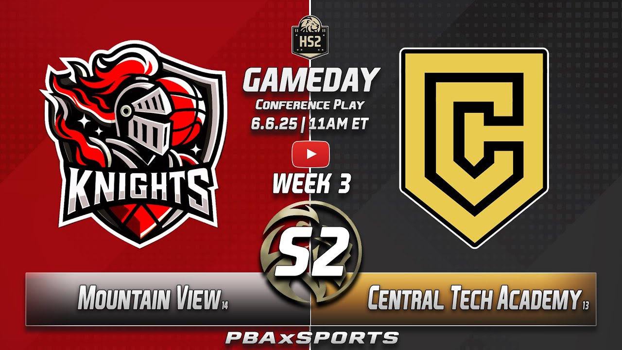 HS2: #14 Mountain View Christian Academy (1-1) vs. #13 Central Tech ...
