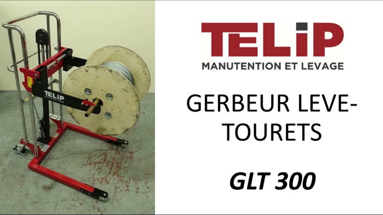 Gerbeur lève-tourets GLT300 TELIP - YouTube