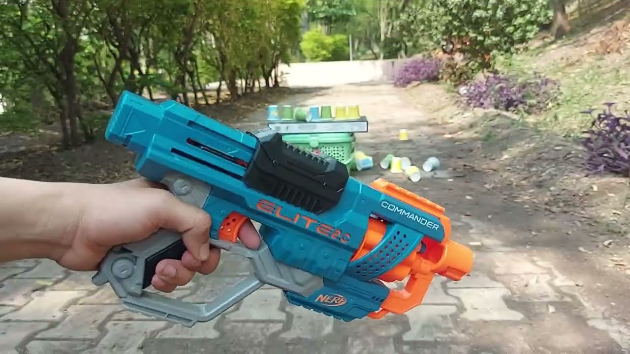 Collecting 7 Sniper Guns and AK47 Gun Nerf Mega Thunderbow M16 Gun ...