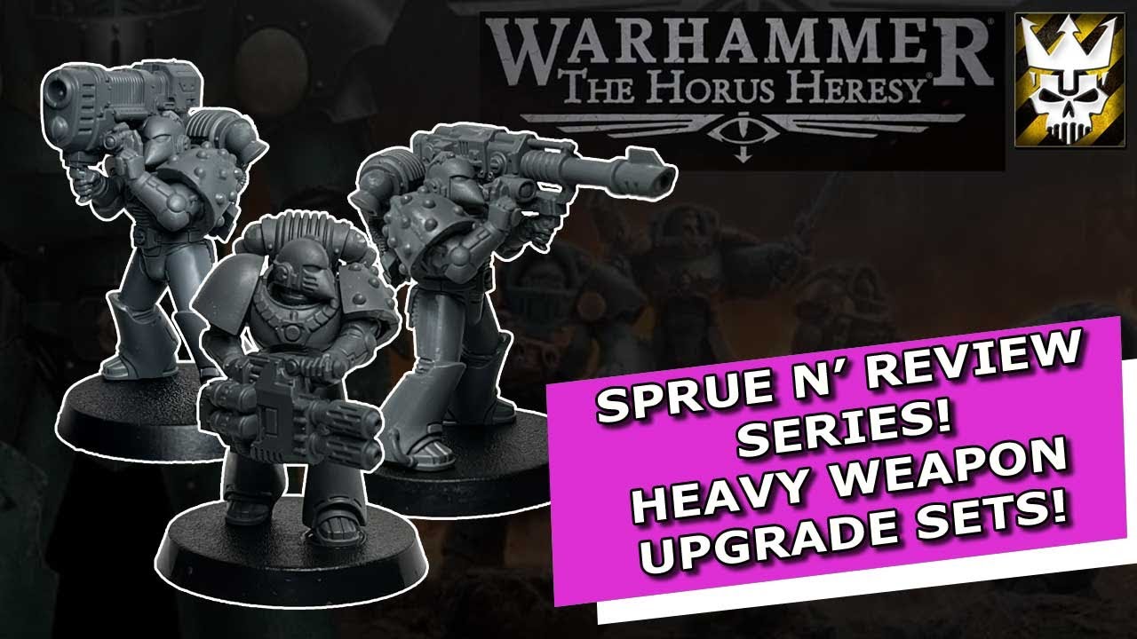 Sprue N' Review Series! HEAVY WEAPONS UPGRADE SETS! - YouTube