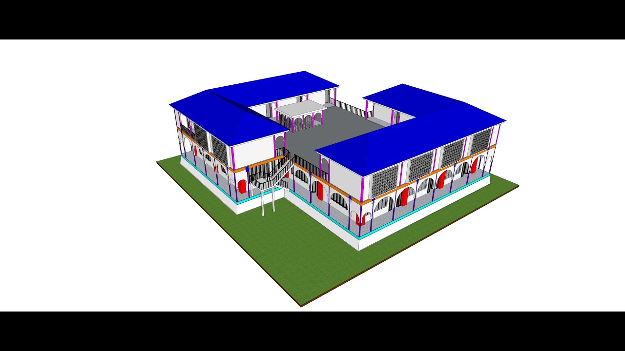 Two-story dormitory building - YouTube