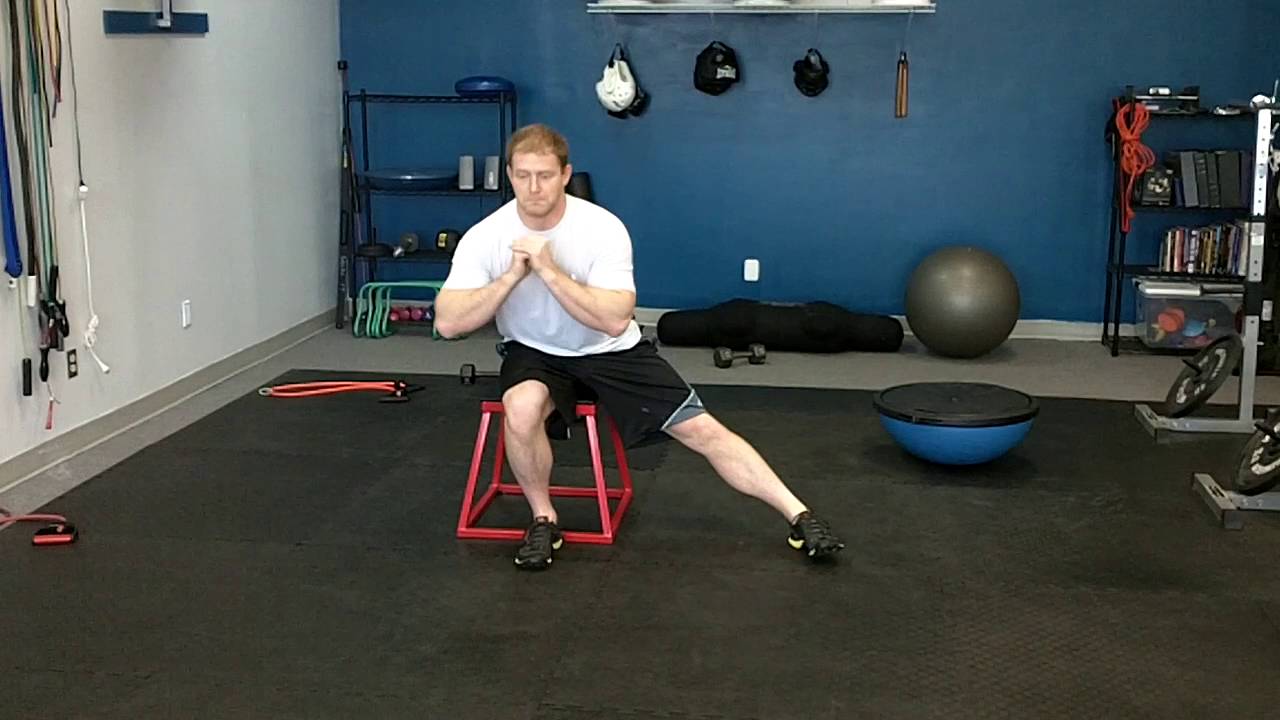 Lateral Lunge to Box - YouTube