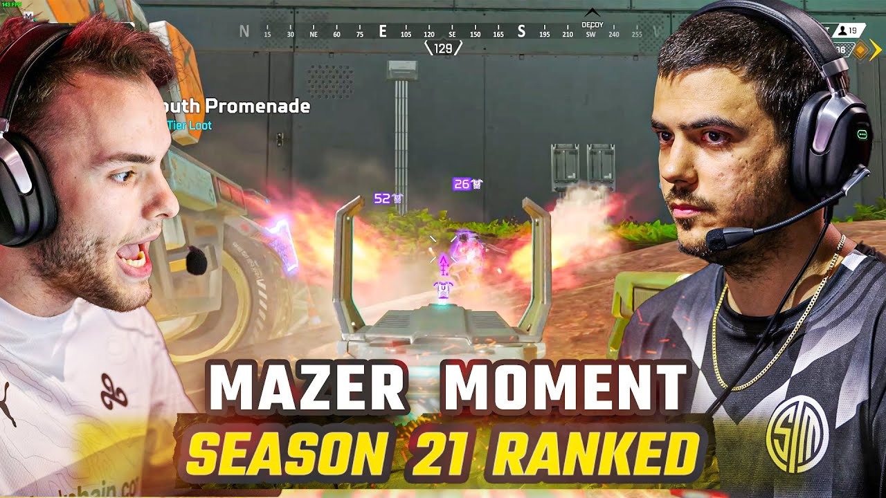 Mazer Throwing his Natural Instinct in Ranked with HAL Almost Got Them in Season 21 - YouTube