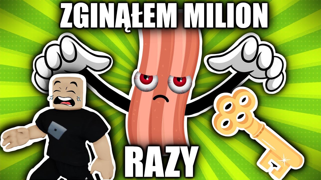 🥓 BEKON POKONAŁ BETON 😱 . . . ROBLOX Escape the Bacon! 🥓 OBBY - YouTube