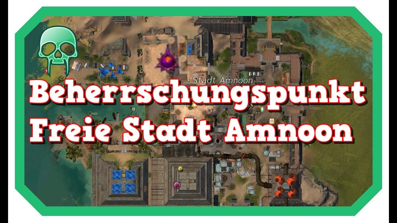 Beherrschungspunkt Freie Stadt Amnoon ! Guild Wars 2 Path of Fire/ gw2 ...