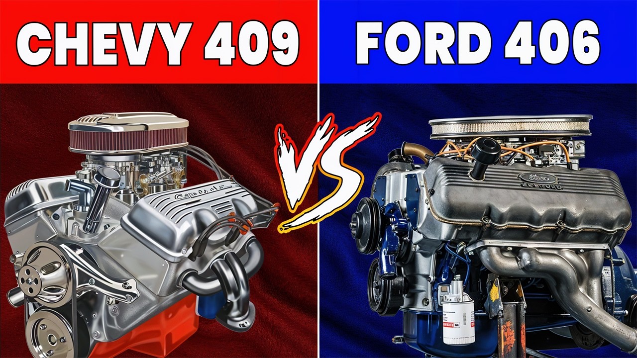 Chevy 409 Widowmaker vs Ford 406 FE || Who Was The King - YouTube