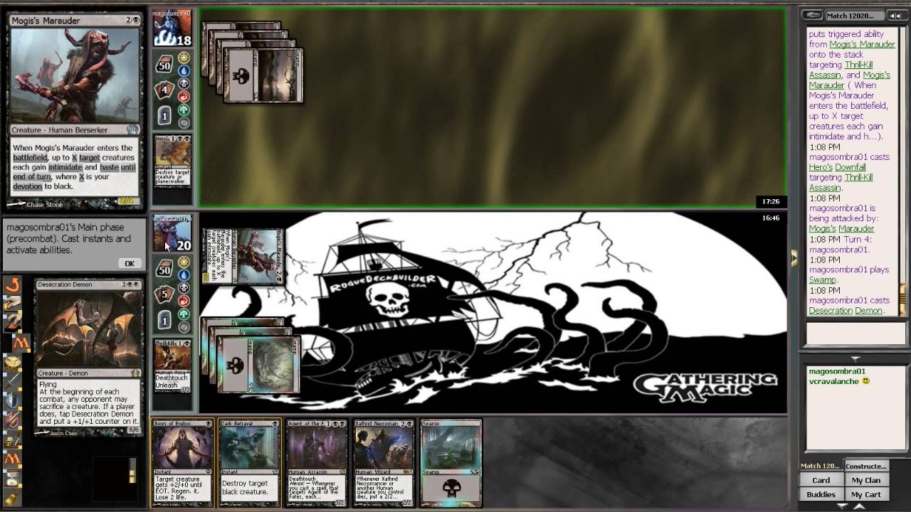 Magic the Gathering - Mono Black Humans - Deck Tech and Gameplay. - YouTube