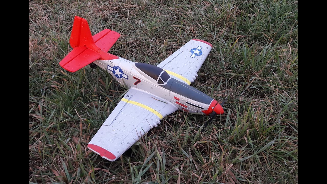 How to learn to fly RC planes P51 Mini Mustang - YouTube