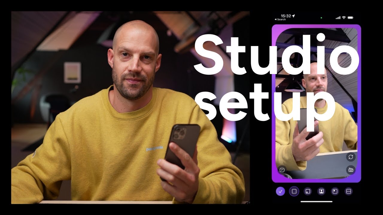 A Simple (at home) Youtube Studio Setup with iPhone 🔥 - YouTube
