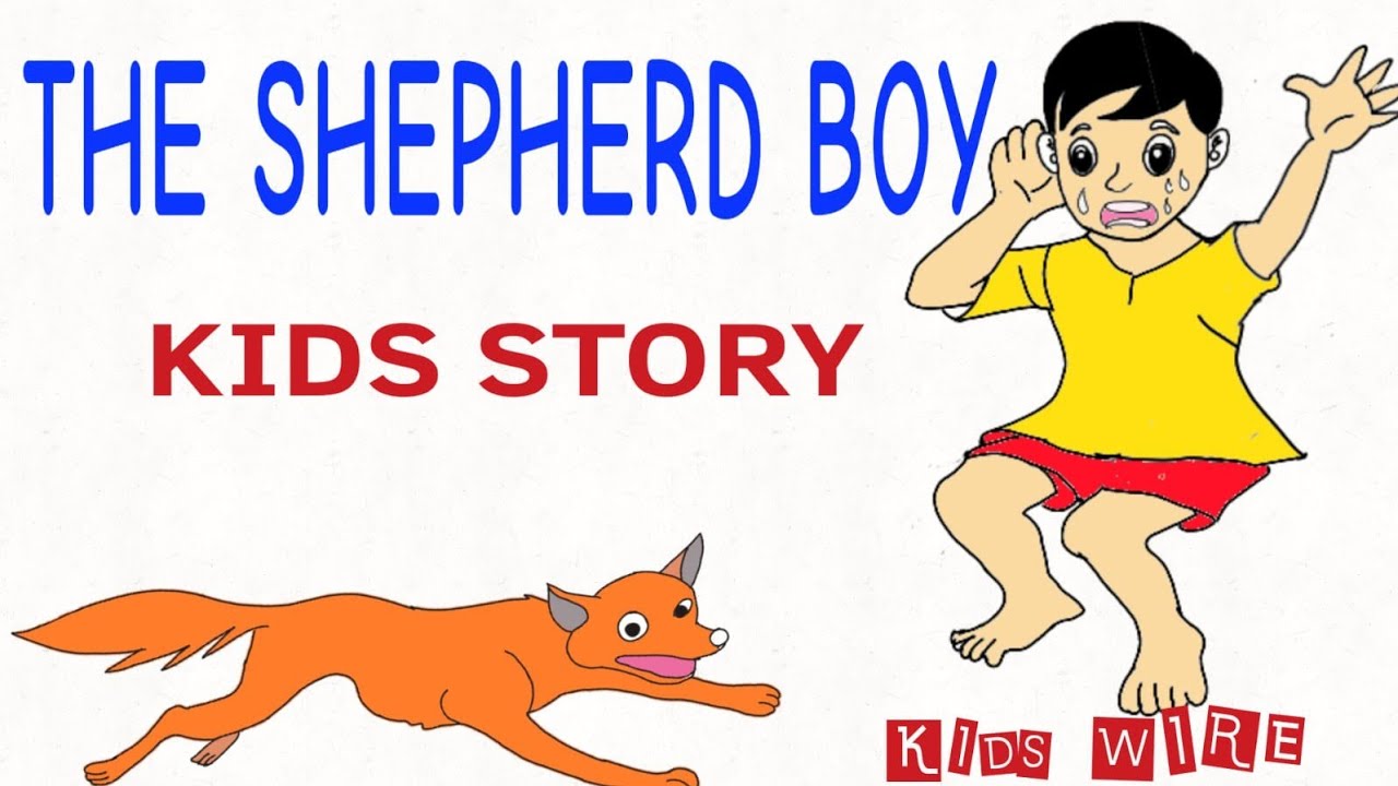 THE SHEPHERD BOY AND WOLF IN ENGLISH | SHORT STORY| NURSERY STORIES ...