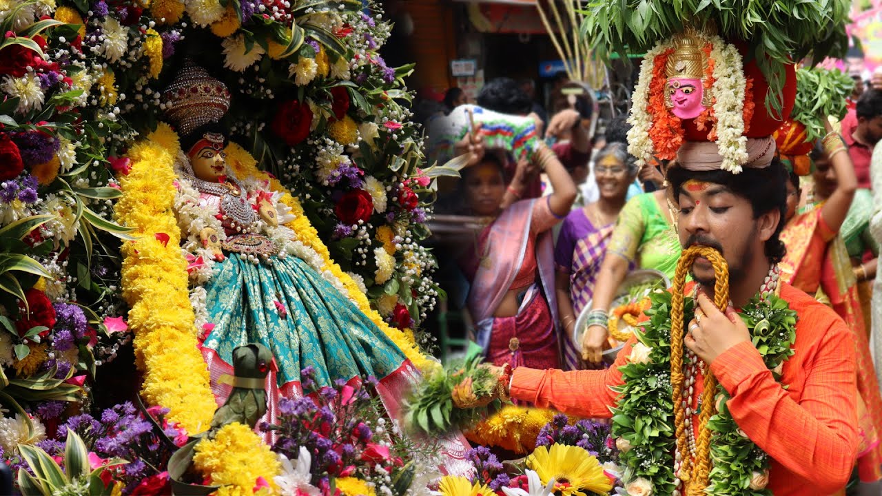Vishnu Showrya Bonam at Secunderabad | Secunderabad Bonalu 2023 ...
