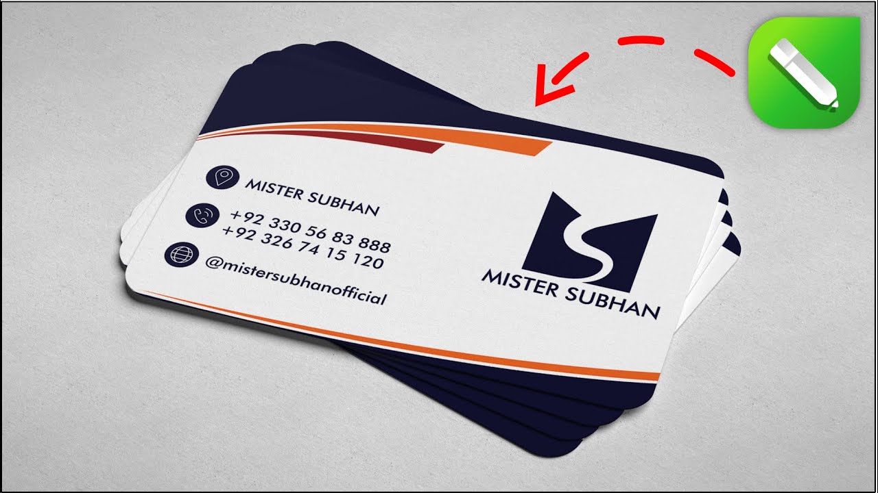 Professional Visiting Card Design in CorelDraw & Professional Business ...