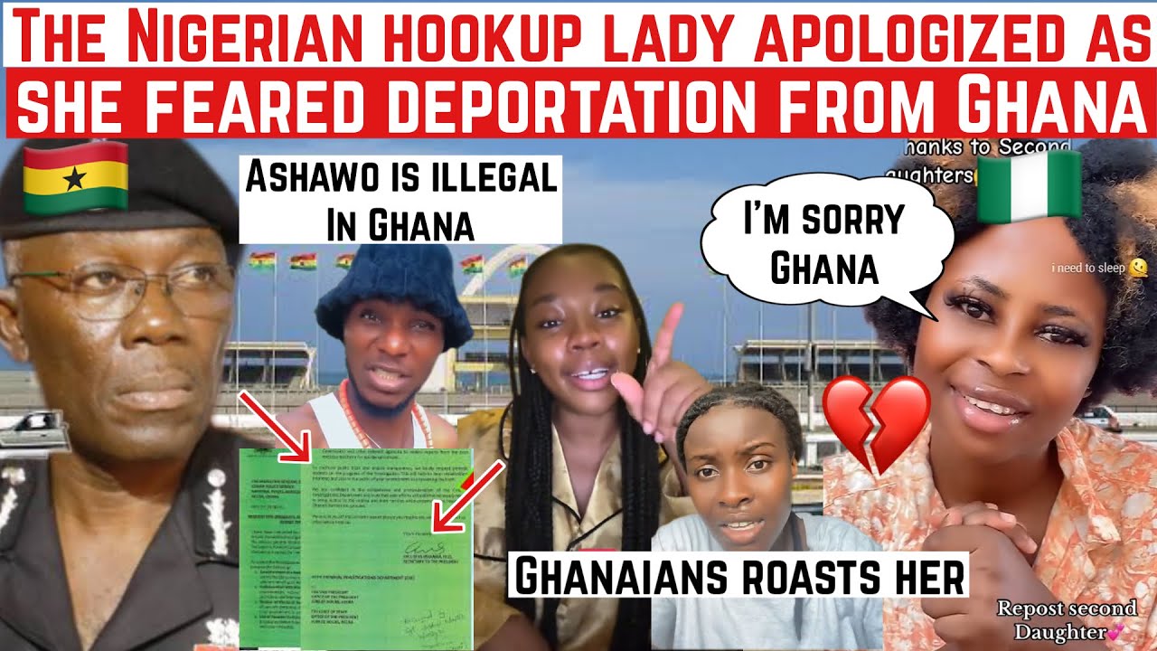THE NIGERIAN ASHAWO IN GHANA APOLOGIZED AS SHE FEARED DEPORTATION BACK ...