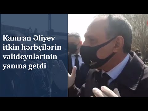 Kamran Əliyev itkin hərbçilərin valideynlərinin yanına getdi