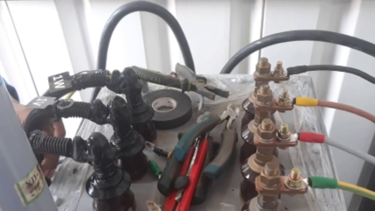 Isolasi bushing trafo 15 kva 480/220 volt - YouTube
