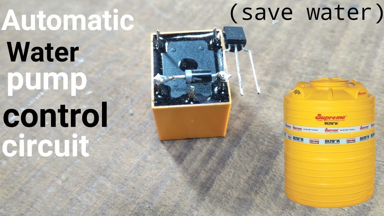 When Water Tank Is Full Pump Automatic Off Circuit _ - YouTube