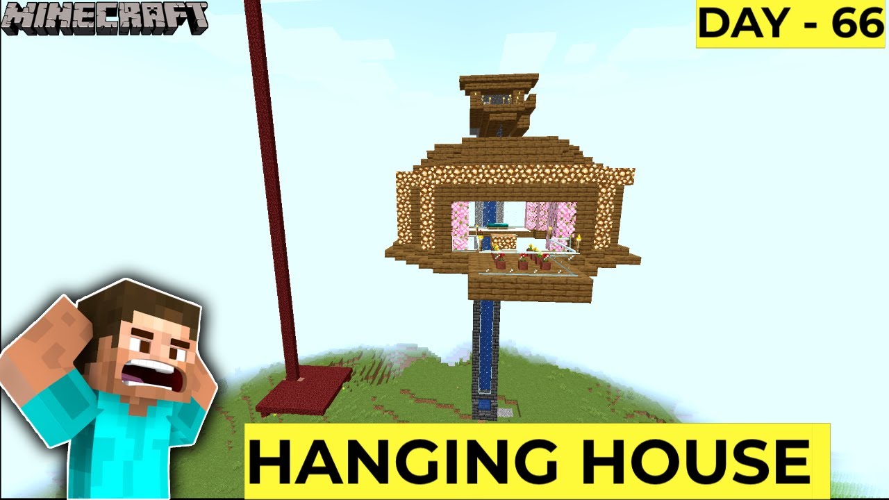 I BUILD ULTIMATE HANGING HOUSE || minecraft hindi #veerafunnygaming # ...