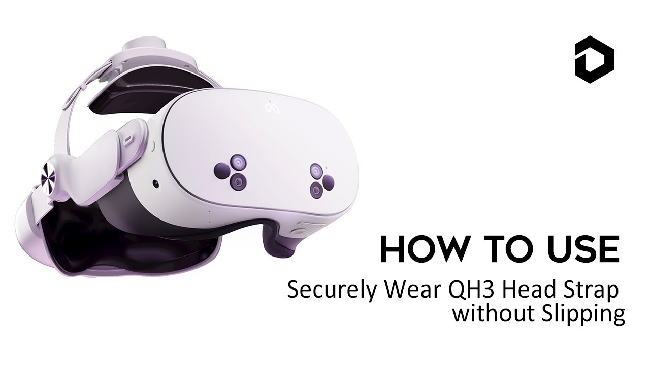 How to Securely Wear QH3 Head Strap without Slipping - YouTube
