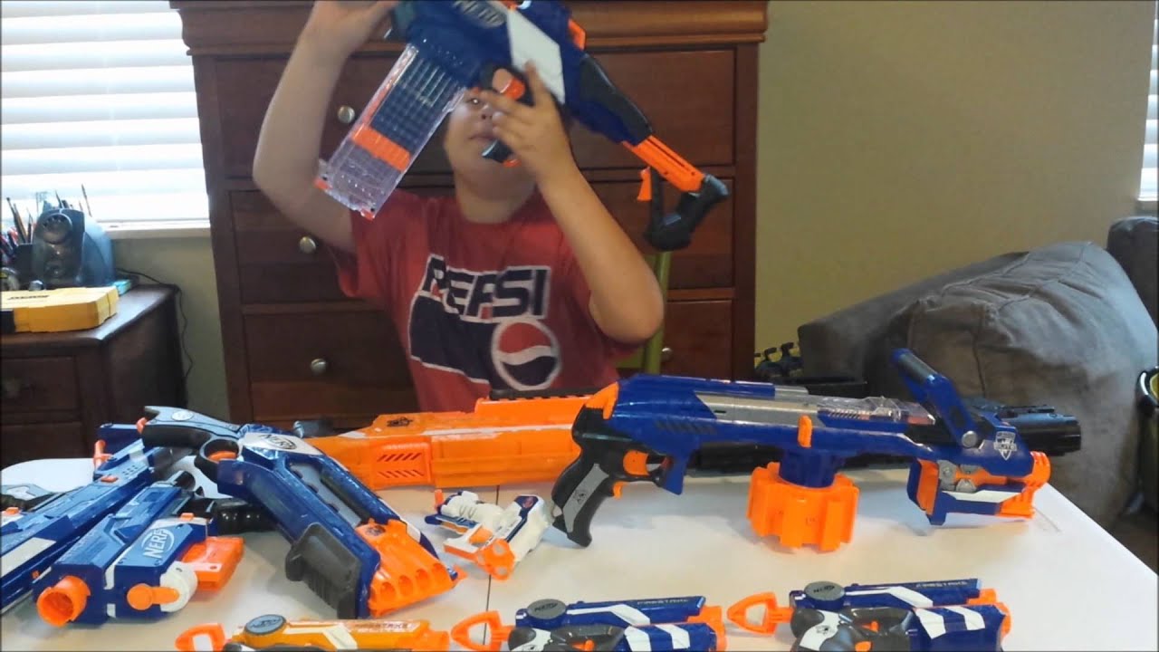 Nerf arsenal part 2 "elite" - YouTube
