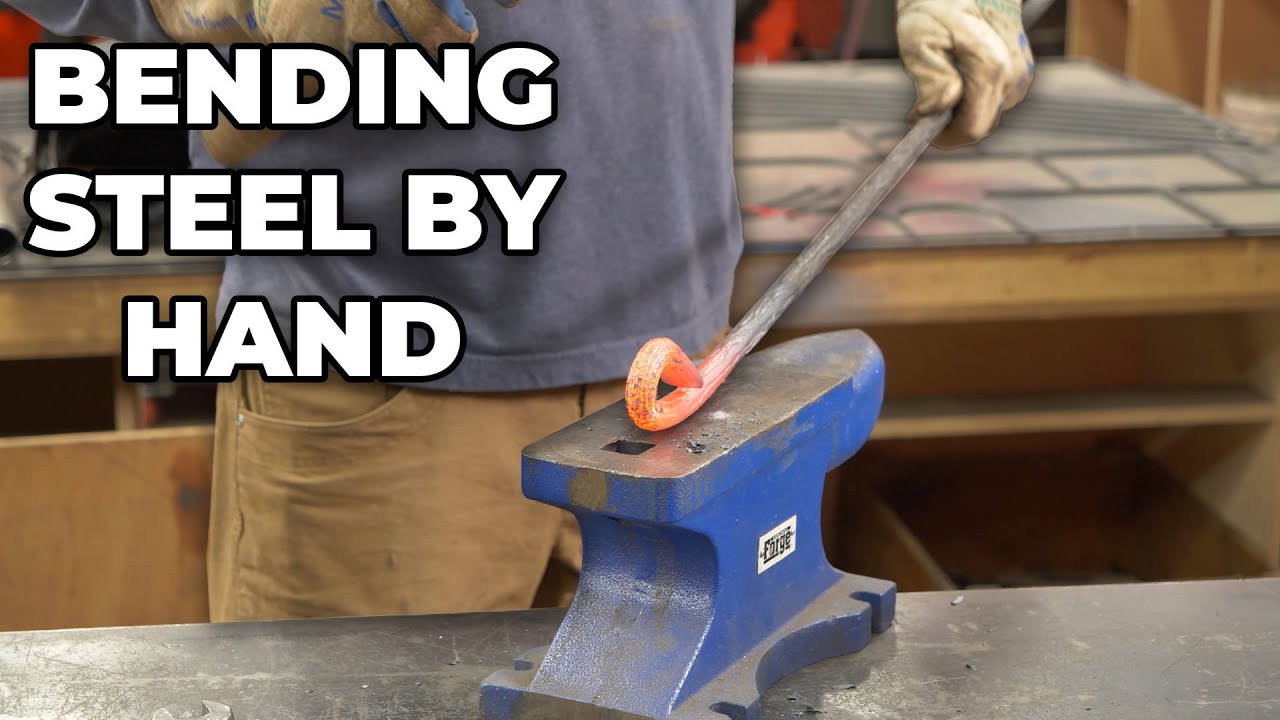 Using the Forge to Make Stanchions - YouTube