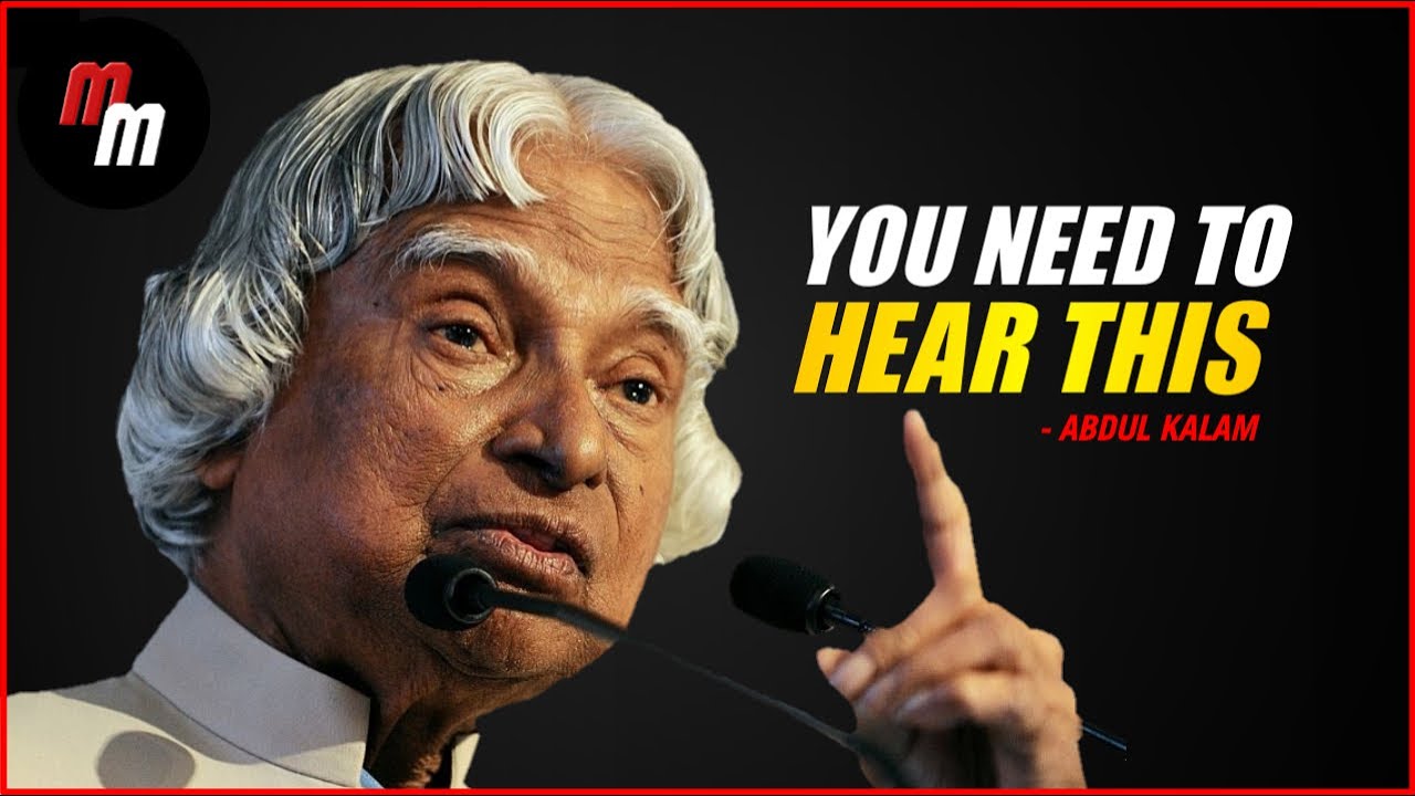 The Greatest Speech Ever | 4 Rules To Success | A.P.J Abdul Kalam ...