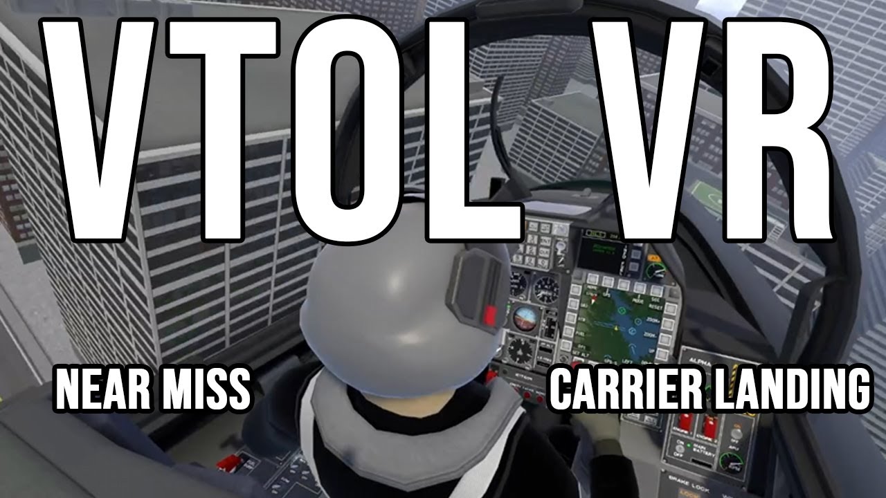 VTOL VR - Ep. 2 - New Map and Successful Carrier Landing! - YouTube