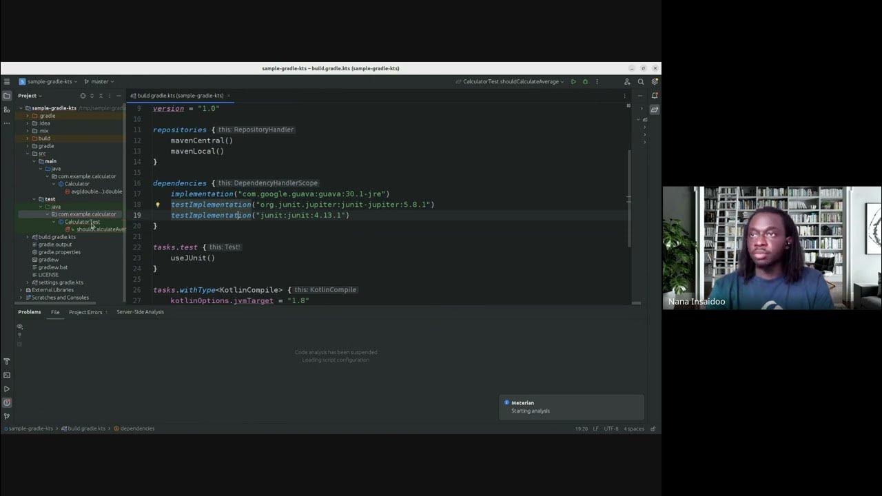 Meterian IDE integration demo - IntelliJ - YouTube