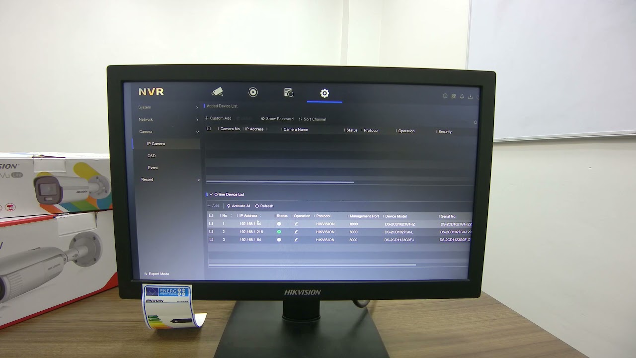 How to add Hikvision Camera in Hikvision NVR using Local GUI - YouTube