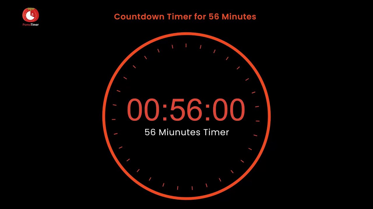 56 Minute Timer | PomoTimer - YouTube