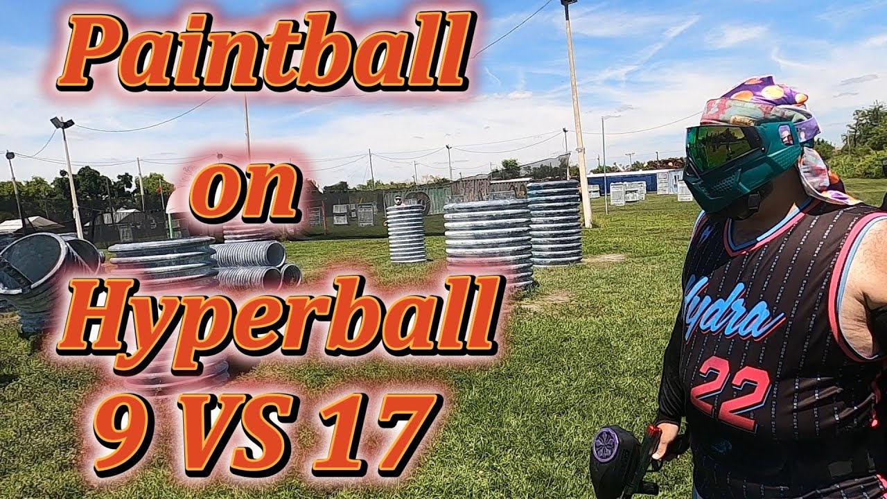 Paintball on Hyperball (9 vs 17) - YouTube