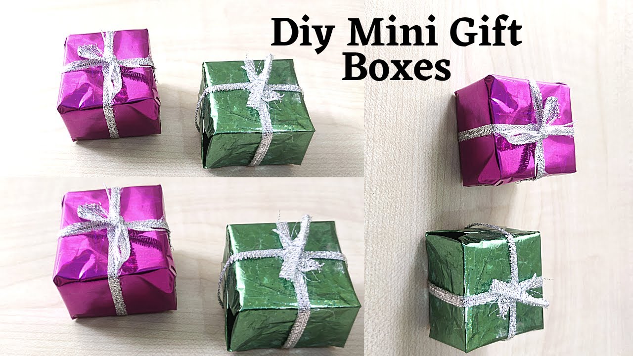 Diy Mini Gift Boxes | Christmas Special Mini Gift Boxes | Simple Mini ...